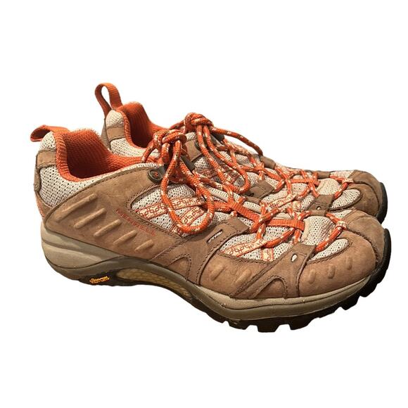 Merrell | Shoes | Merrell Siren Sport Brindle Coral Lace Up Vibram Sole ...